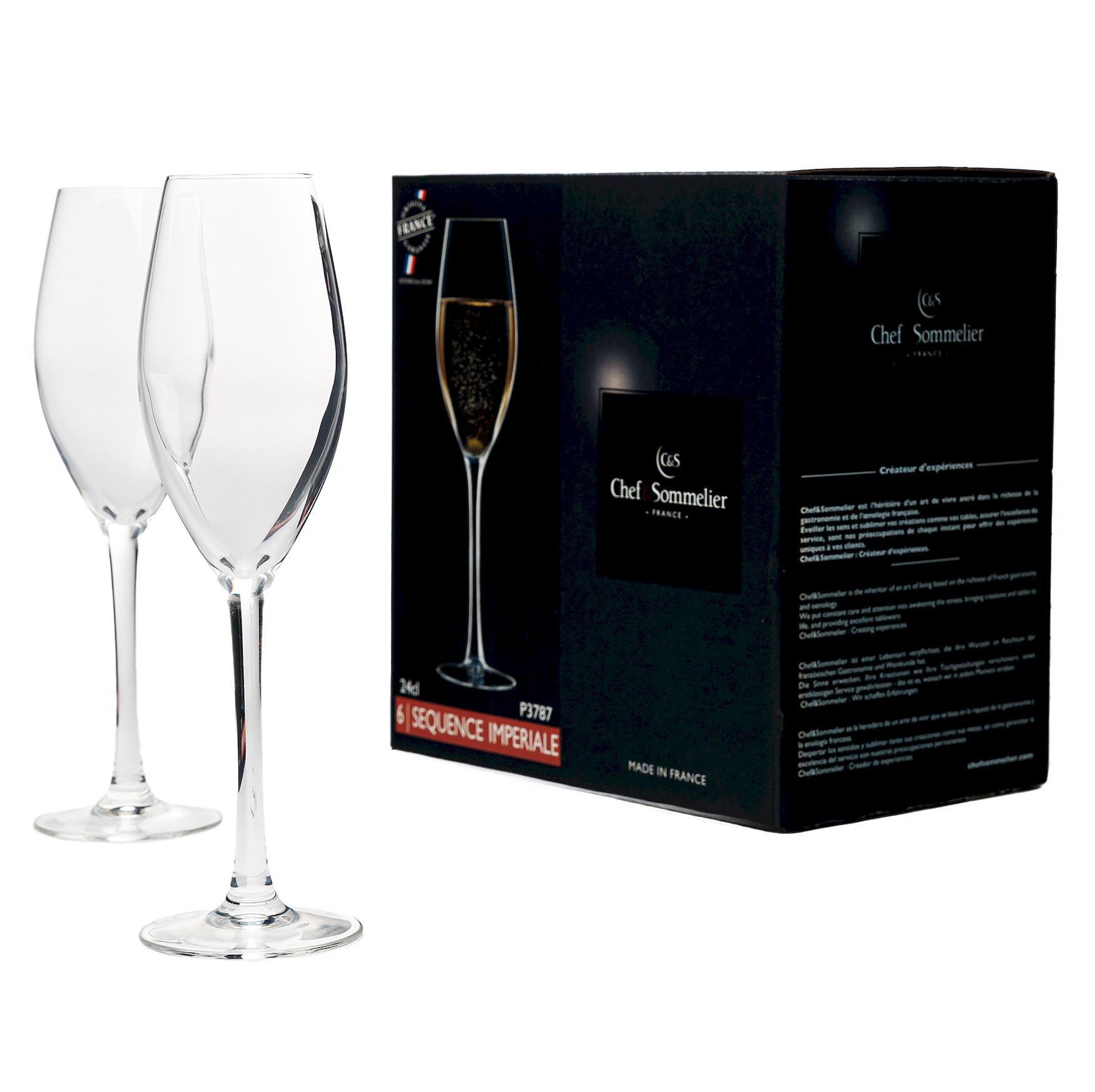 Товар « Бокалы для игристых Chef&Sommelier Sequence Imperial 240 мл ...
